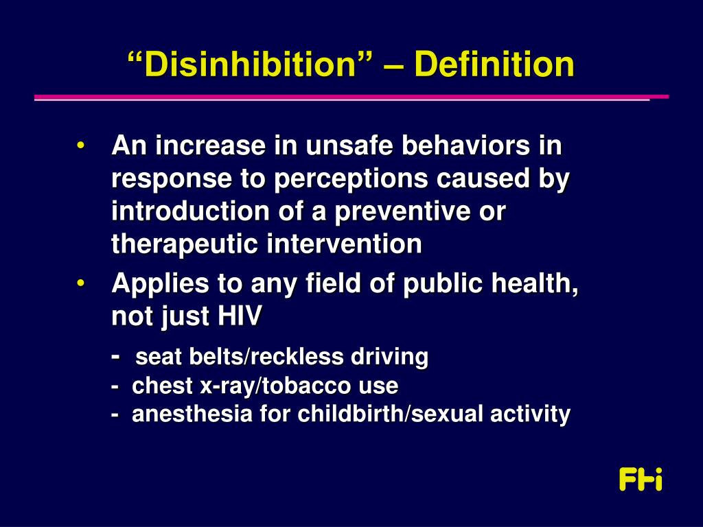 PPT - Male Circumcision for HIV Prevention: The “Disinhibition Effect ...