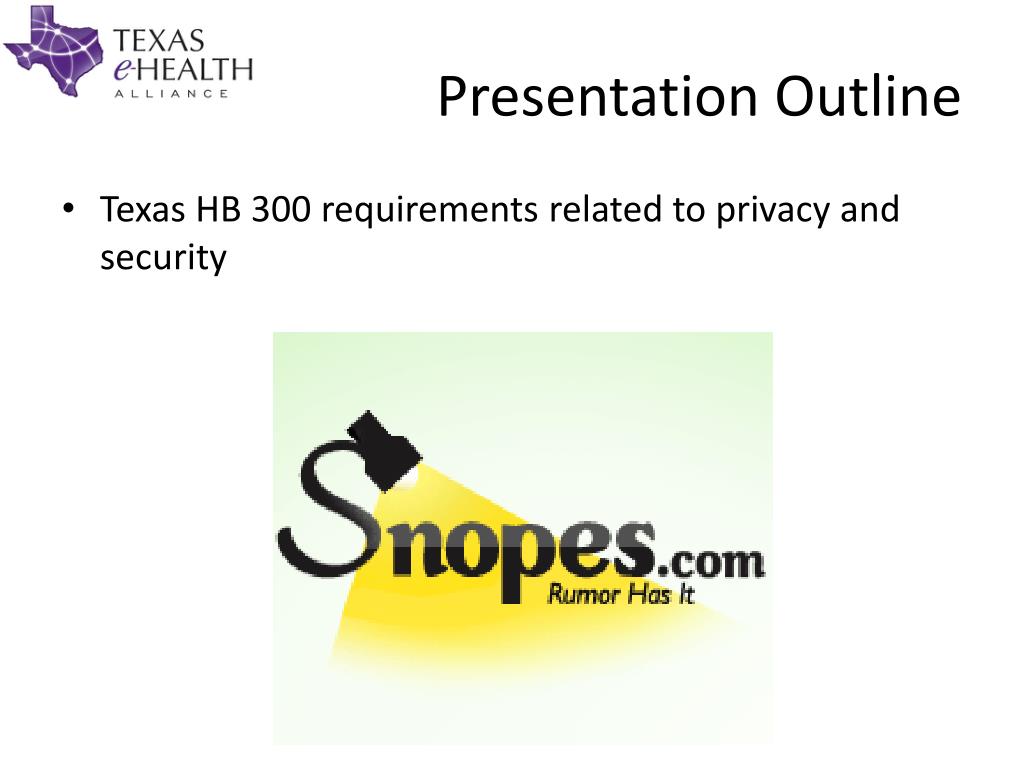 PPT - HB 300: Urban Legend Edition Presentation to the Austin Bar ...