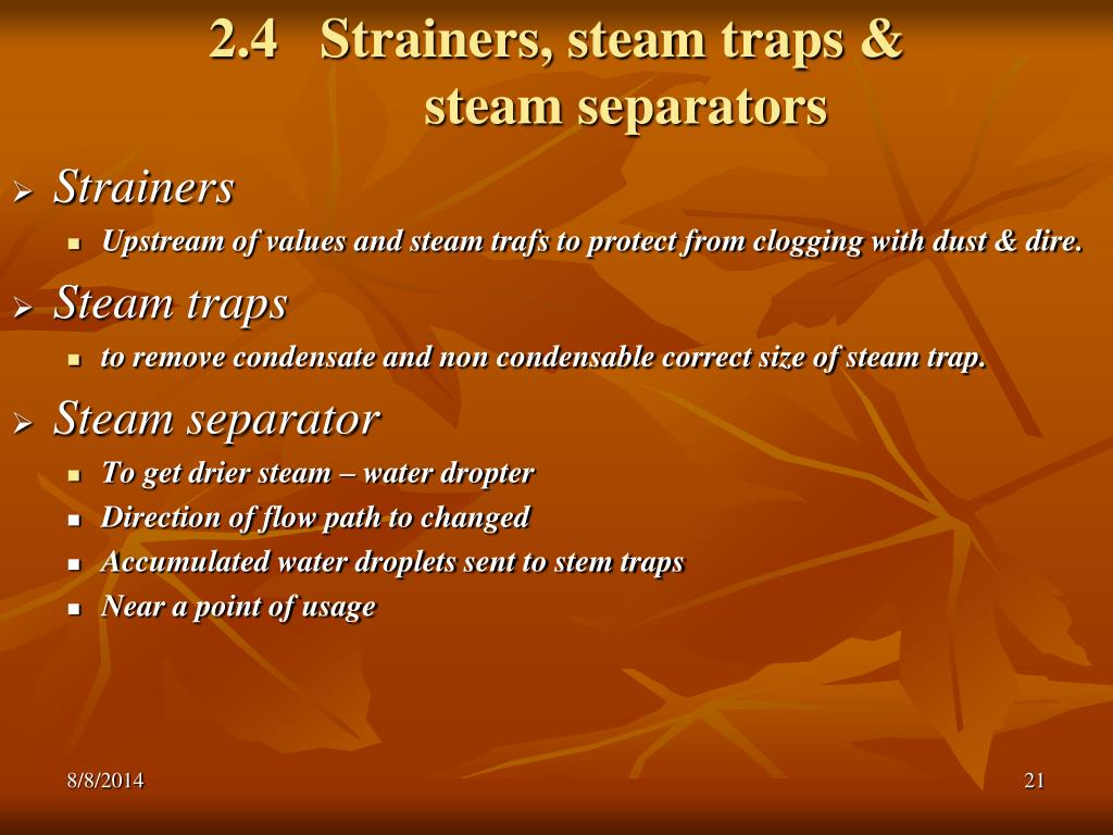 PPT - ENERGY SAVING IN STEAM GENERATION AND TRANSPORT IN FOOD INDUSTRY ...