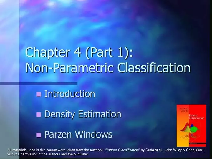 PPT - Chapter 4 (Part 1): Non-Parametric Classification PowerPoint Presentation - ID:3011444