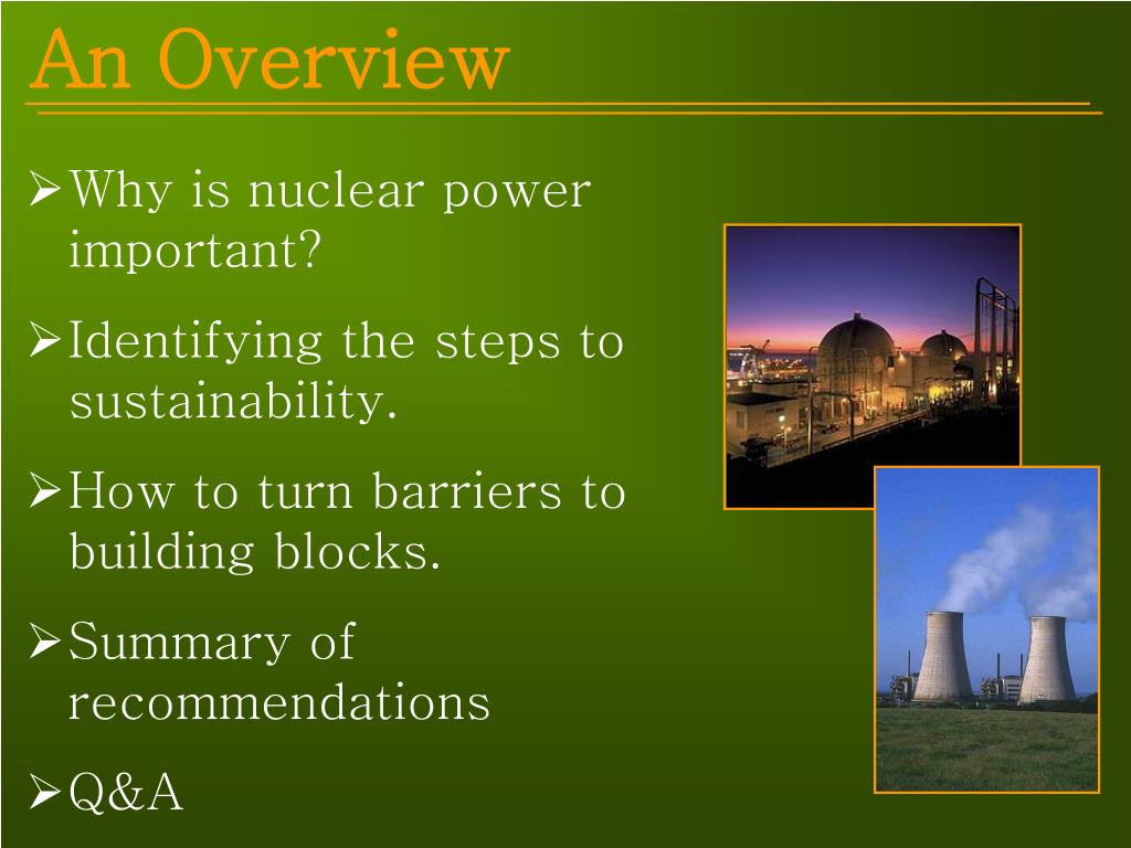 PPT - Cooperative Planning: Building a Sustainable Nuclear Industry ...