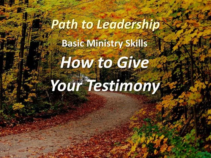 PPT - Path to Leadership PowerPoint Presentation, free download - ID ...