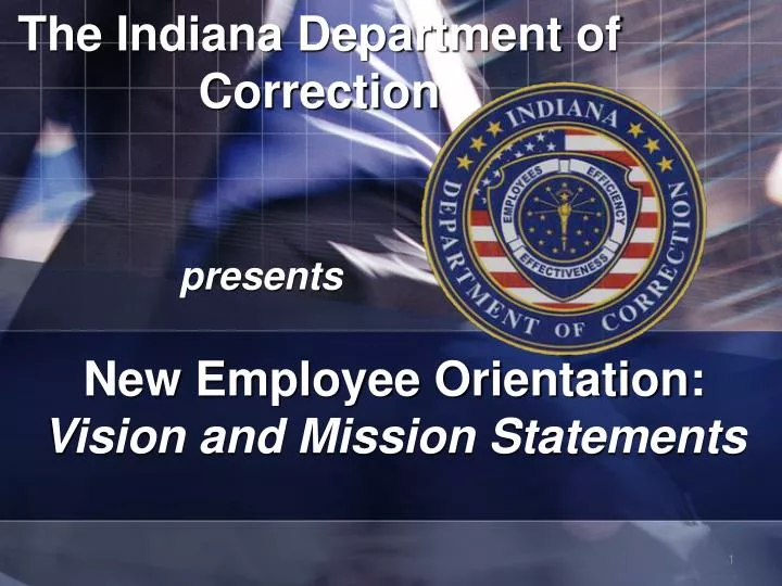 PPT - The Indiana Department of Correction PowerPoint Presentation ...