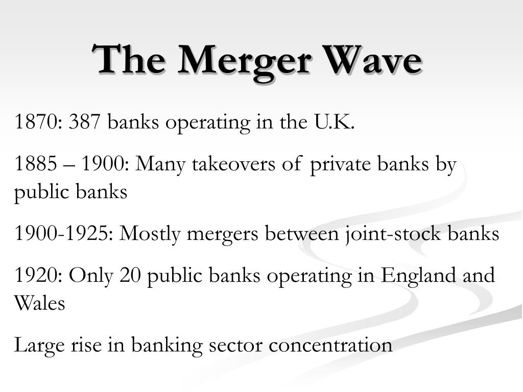 PPT - Mergers and Acquisitions in British Banking: Forty Years of ...