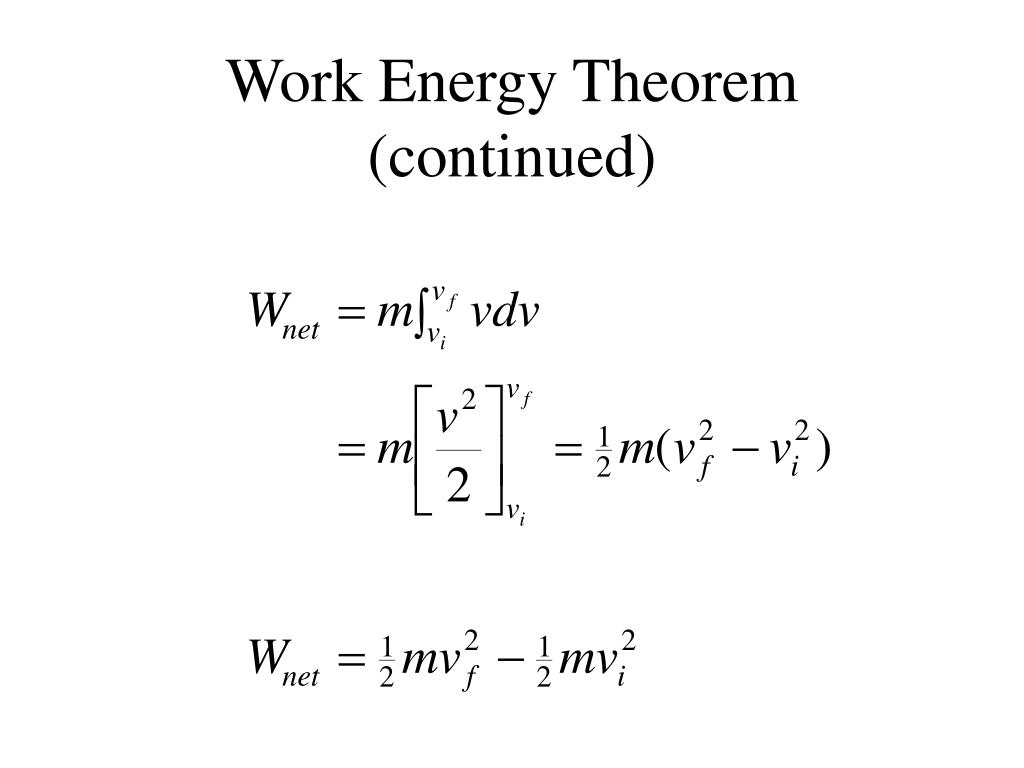 PPT - Kinetic Energy and Work; Potential Energy;Conservation of Energy ...