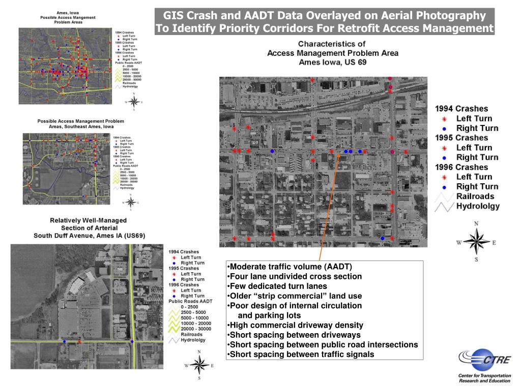 PPT - Retrofit Access Management for Priority Corridors Overlaying GIS ...