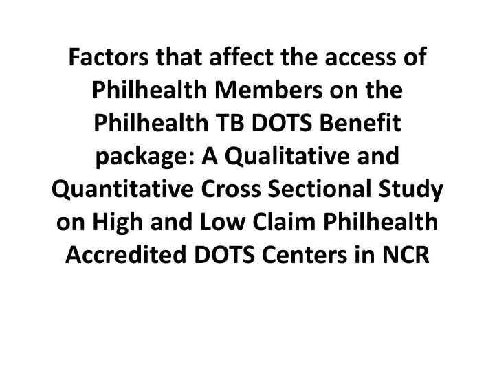 PPT - What is DOTS PowerPoint Presentation, free download - ID:3013099