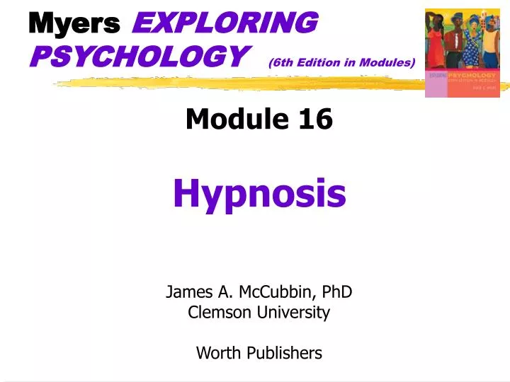 PPT - Myers EXPLORING PSYCHOLOGY (6th Edition in Modules) PowerPoint ...