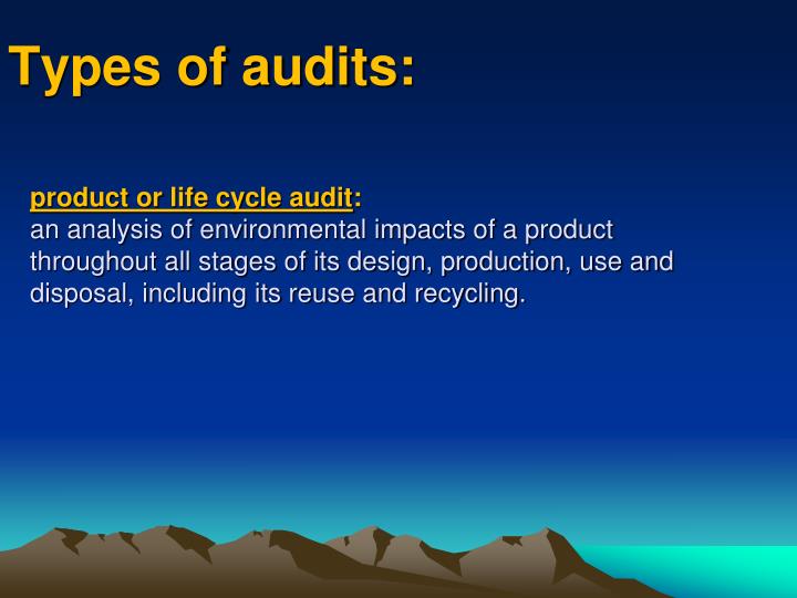 PPT - Environmental auditing PowerPoint Presentation - ID:3013329