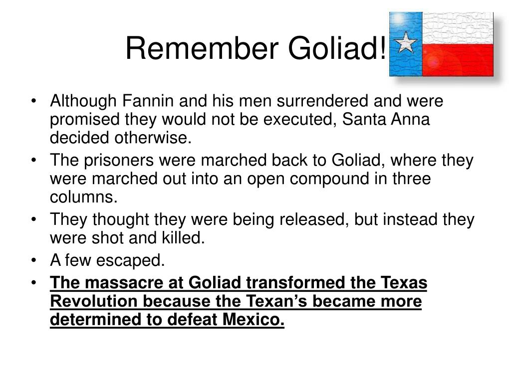 PPT - The Battles of the Texas Revolution December 1835-April 1836 ...