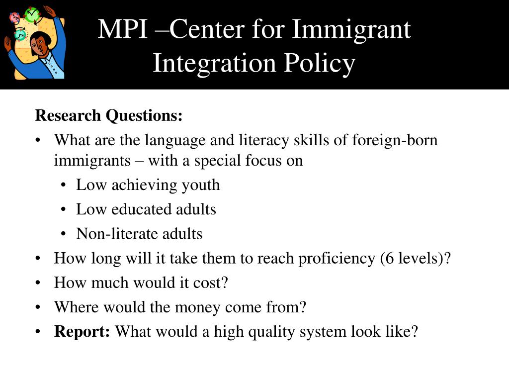 PPT - Language, Literacy and Immigrant Integration in the United States ...