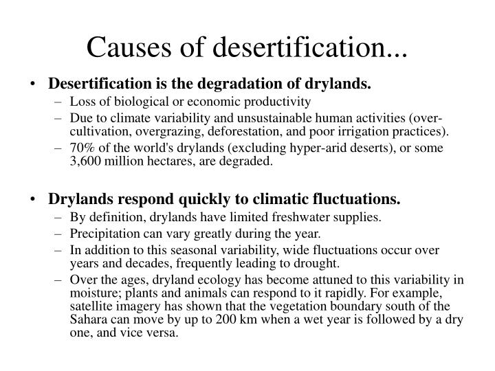 PPT - Desertification PowerPoint Presentation - ID:3013857