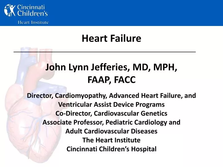 PPT - Heart Failure PowerPoint Presentation, free download - ID:3013968