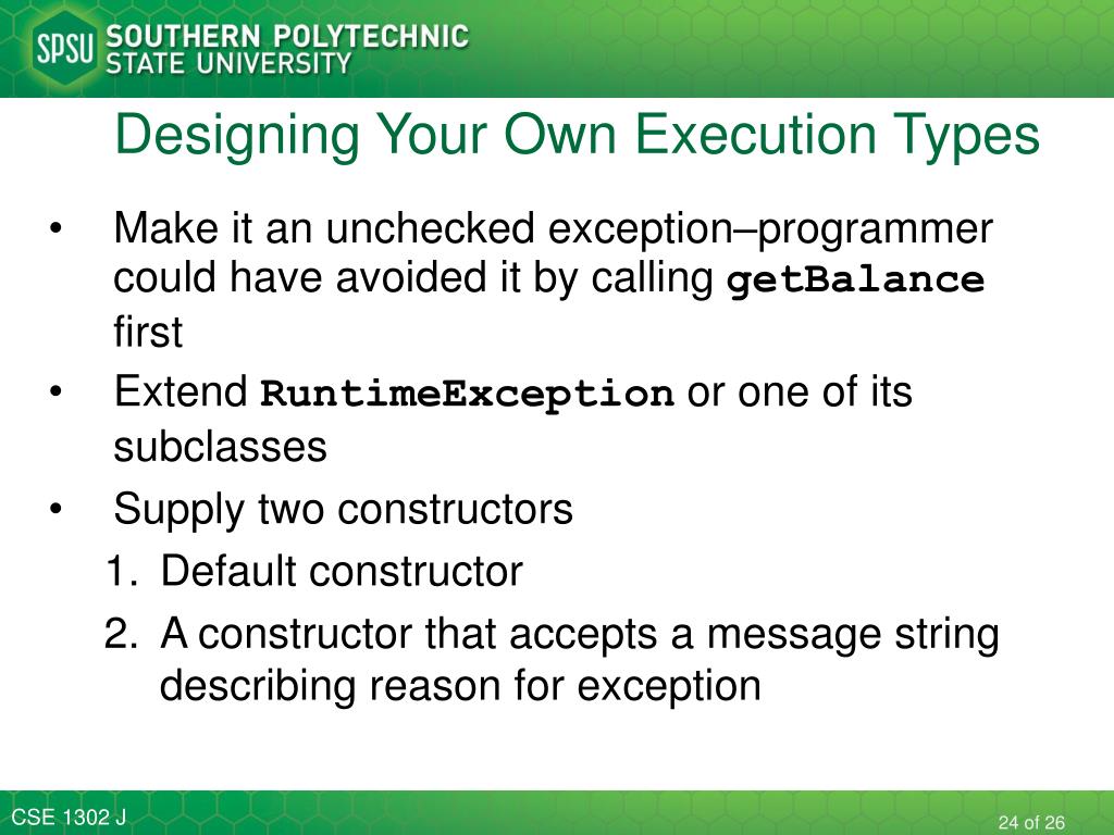 PPT - Lecture 10 Exceptions PowerPoint Presentation, free download - ID ...