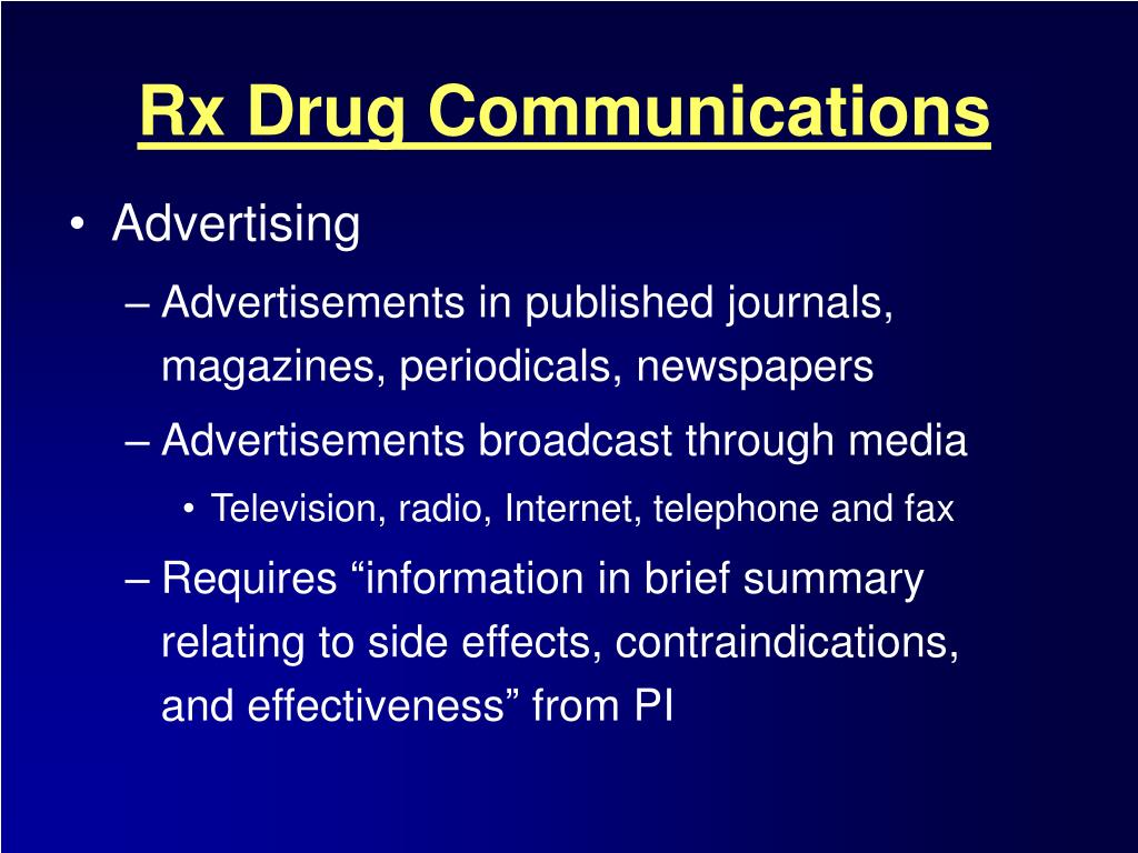 PPT - FDA Regulation of Pharmaceutical Marketing PowerPoint ...