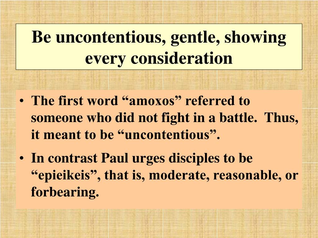 PPT - Reminders for the Faithful (Titus 3:1-2) PowerPoint Presentation ...