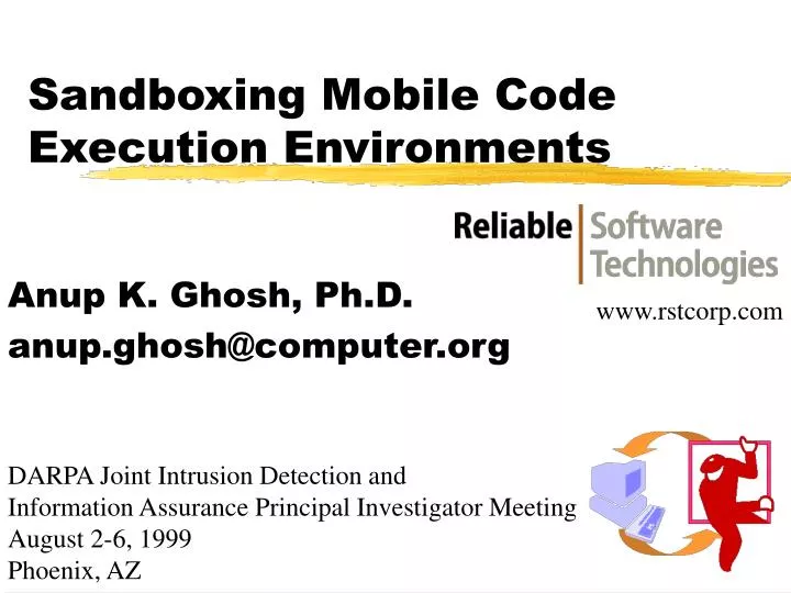 PPT - Sandboxing Mobile Code Execution Environments PowerPoint ...