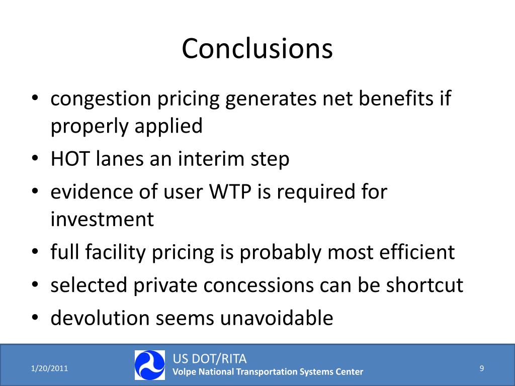 PPT - Economic Costs and Benefits of Road Pricing PowerPoint ...