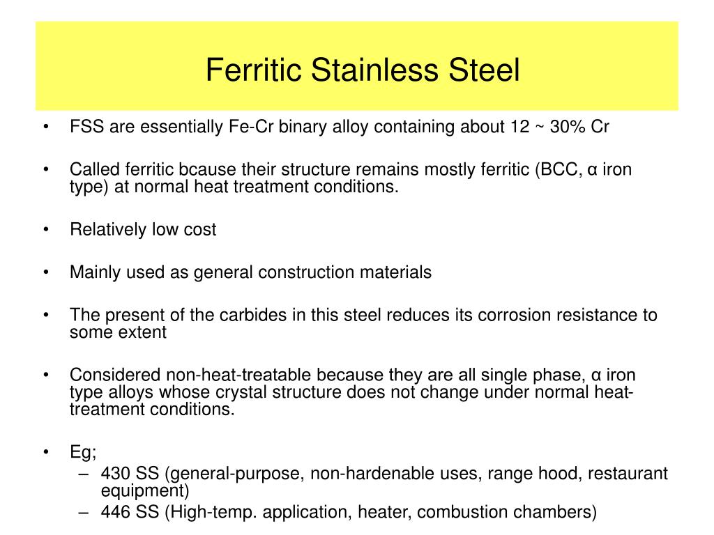 PPT - Fundamentals of metal and steel, heat treatment and material ...
