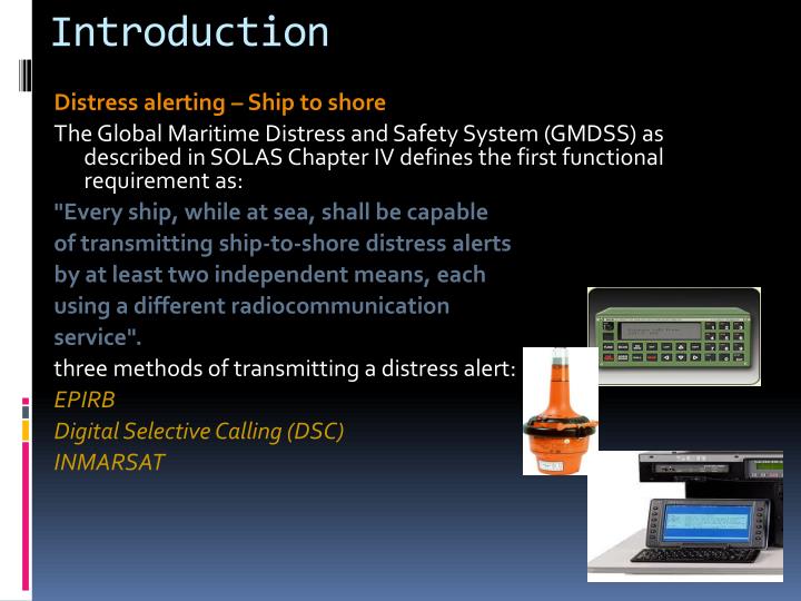 PPT - Distress Signal and Distress Traffic/Urgency Transmission ...
