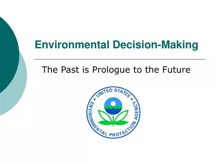 PPT - Environmental Decision-Making PowerPoint Presentation, free ...