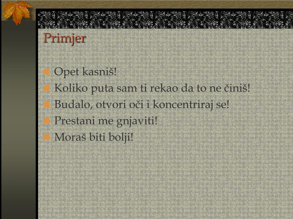 PPT - “JA” PORUKE I AKTIVNO SLUŠANJE PowerPoint Presentation, free download - ID:3015550