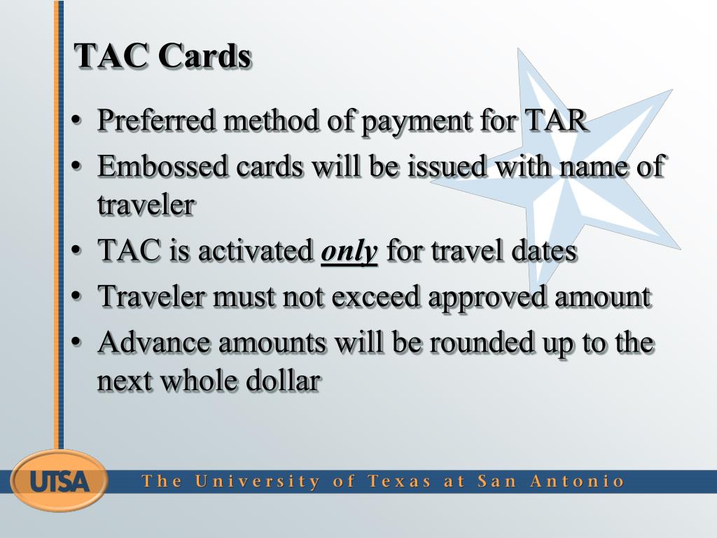 PPT - Travel Advance Request Process (TAR ) Disbursements & Travel ...