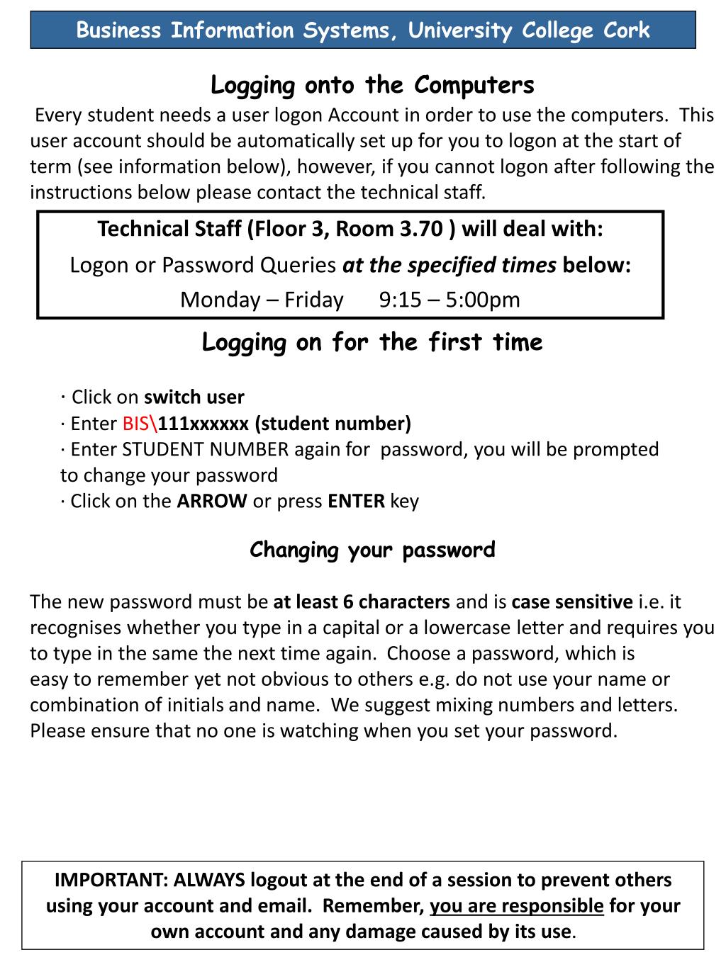 PPT - Student Information Handout Welcome and Welcome Back to all our ...