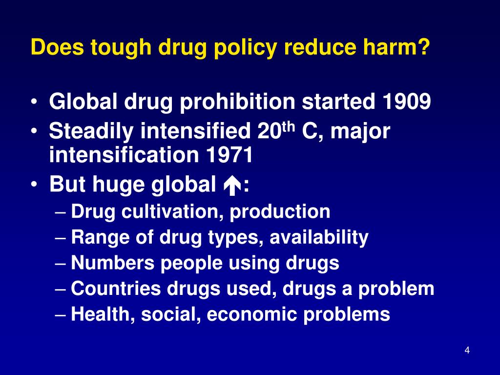 PPT - Will drug law reform reduce drug-related harm? PowerPoint ...