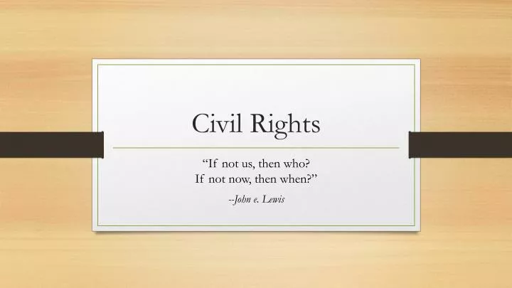 PPT - Civil Rights PowerPoint Presentation, free download - ID:3015938