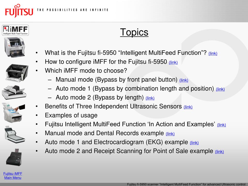 PPT - Fujitsu Computer Products of America, Inc. Imaging Products Group ...