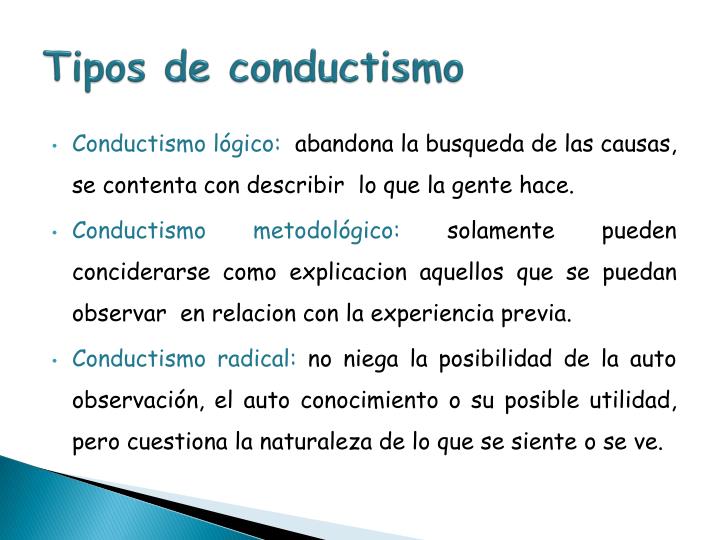 PPT - El conductismo PowerPoint Presentation - ID:3016535