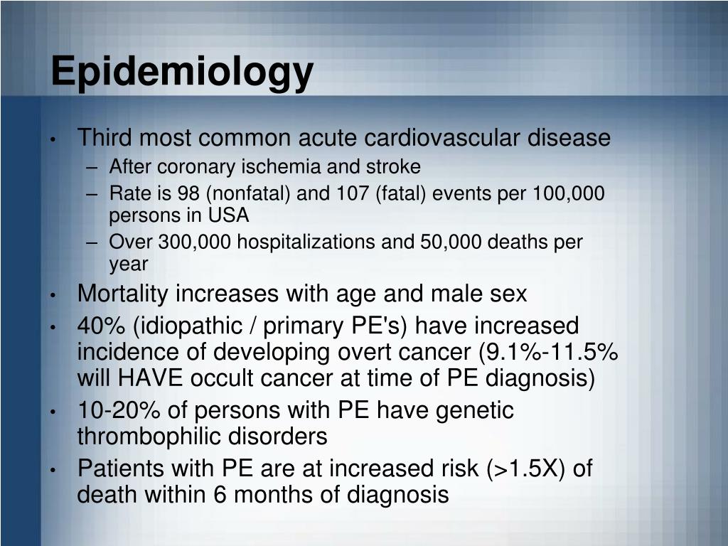 Ppt Pulmonary Embolism Powerpoint Presentation Free Download Id