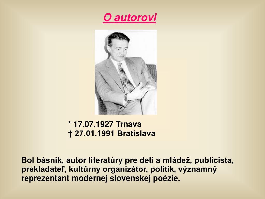 PPT - MIROSLAV VÁLEK JESENNÁ LÁSKA PowerPoint Presentation, free ...