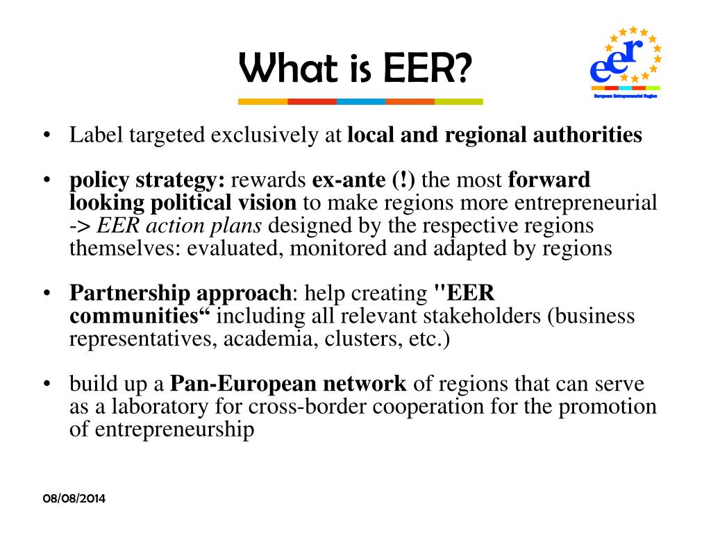 PPT - The Committee of the Regions’ European Entrepreneurial Region ...