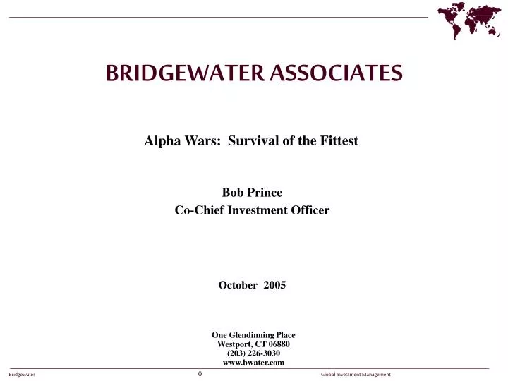 PPT - BRIDGEWATER ASSOCIATES PowerPoint Presentation, free download ...