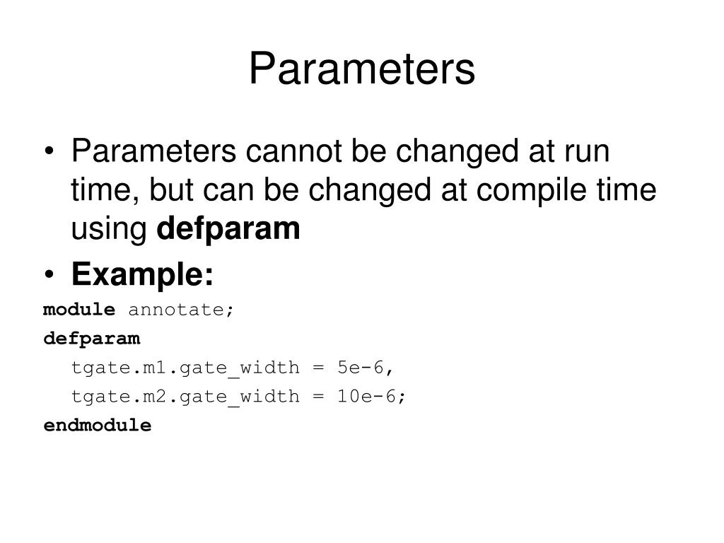 Ppt An Introduction To Verilog A Transitioning From Verilog Powerpoint Presentation Id3018225