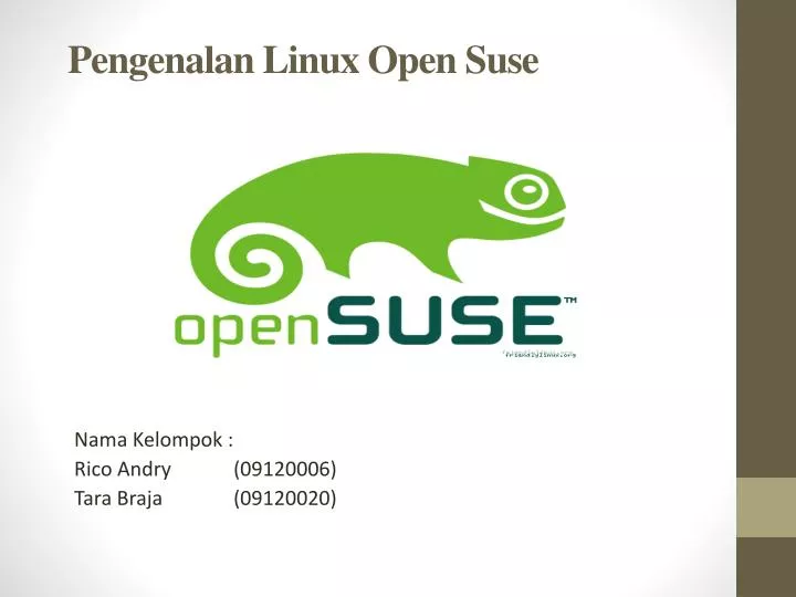 PPT - Pengenalan Linux Open Suse PowerPoint Presentation, free download - ID:3018414