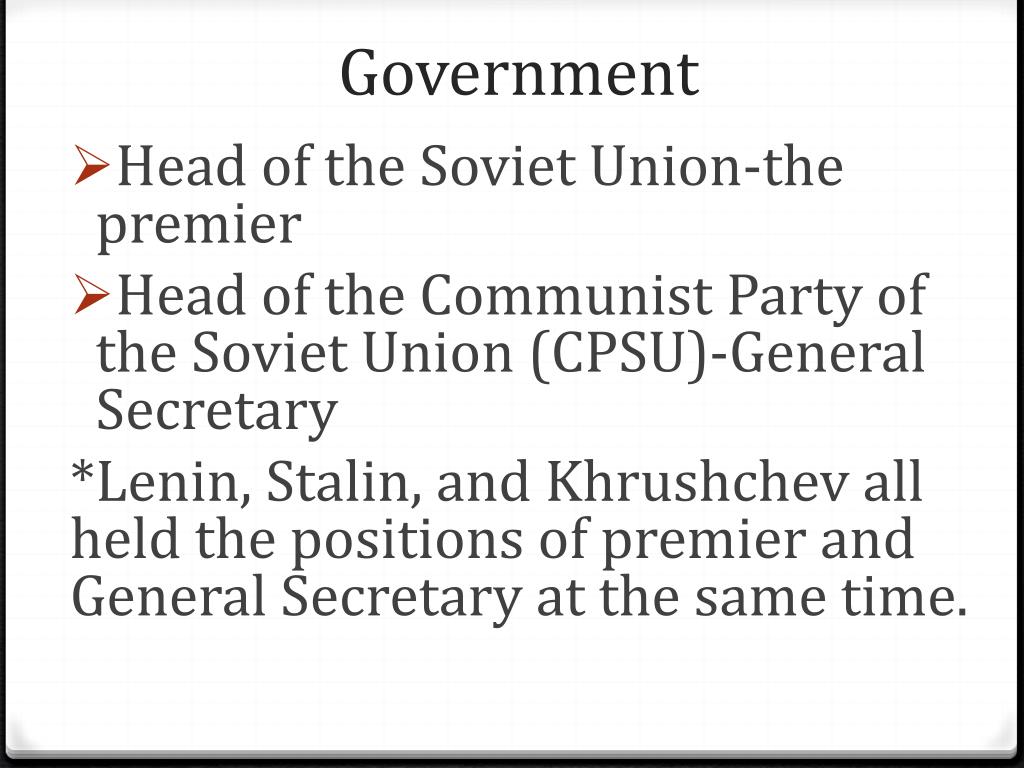 PPT - US & Soviet Leaders during the Cold War PowerPoint Presentation ...