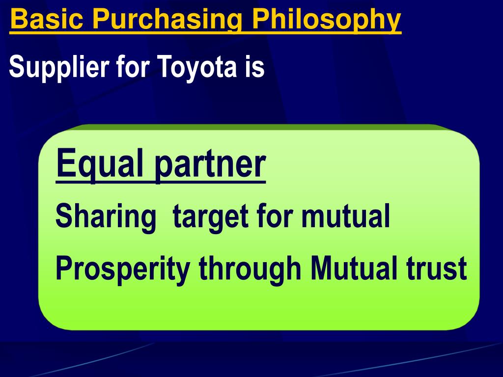 PPT - Toyota Global Sourcing Perspective & Journey in India PowerPoint ...