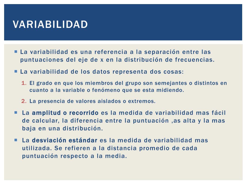 PPT - Medidas de tendencia central y de variabilidad PowerPoint ...