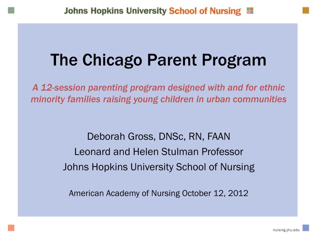 PPT - The Chicago Parent Program: Empowering Ethnic Minority Families PowerPoint Presentation ...
