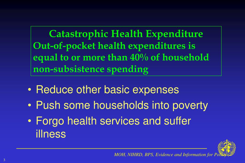 PPT - Understanding Household Catastrophic Health Expenditure ... PPT - Understanding Household Catastrophic Health Expenditure ...