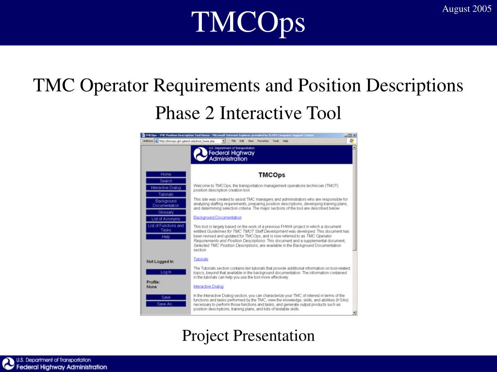 PPT - TMCOps PowerPoint Presentation, free download - ID:3019735