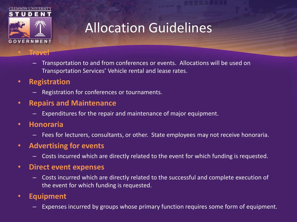 PPT - Student Activity Fee Funding Process Rhett Ricard Student Body ...