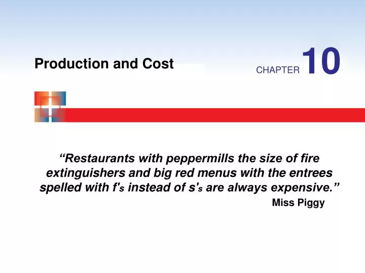 PPT - Production and Cost PowerPoint Presentation, free download - ID ...