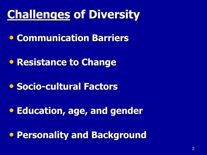PPT - Challenges & Benefits of Cultural Diversity PowerPoint ...