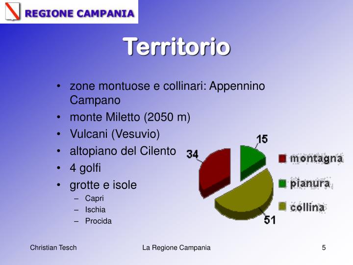 PPT - La Regione Campania PowerPoint Presentation - ID:3022245