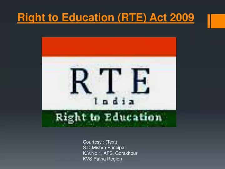 Ppt Right To Education Rte Act 2009 Powerpoint Presentation Free