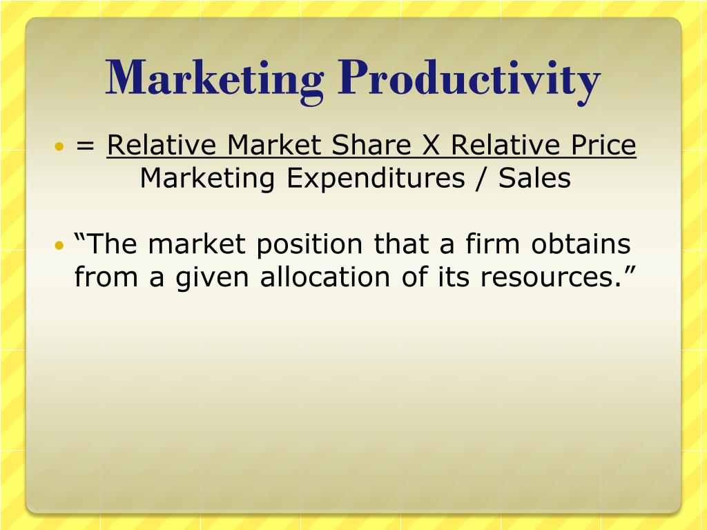 PPT - The Nature of Marketing Productivity Hawkins et al. PowerPoint ...